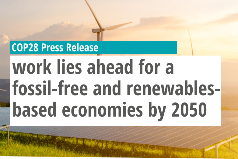 Press Release: COP28 sent strong signals for the energy transition but much work lies ahead to ...